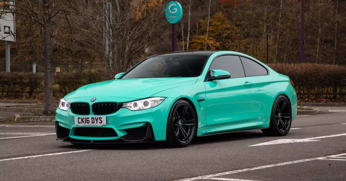 Mint Green - BMW M4 (F82) | carpaints.co