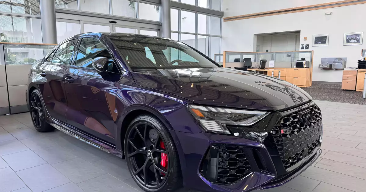 Velvet Purple - Audi RS3 Sedan (8Y) | carpaints.co