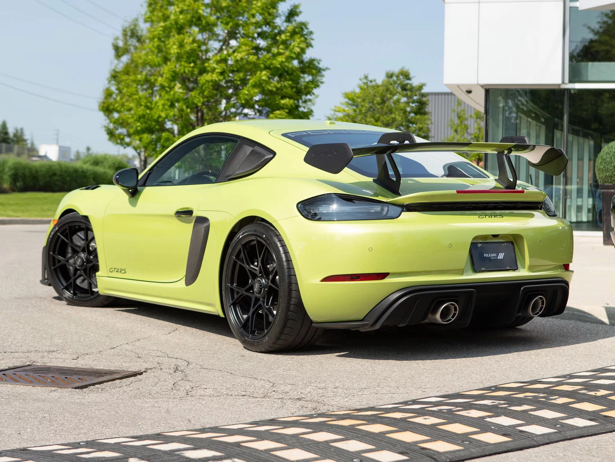 Peridot Metallic - Porsche Cayman GT4 RS (718) | carpaints.co