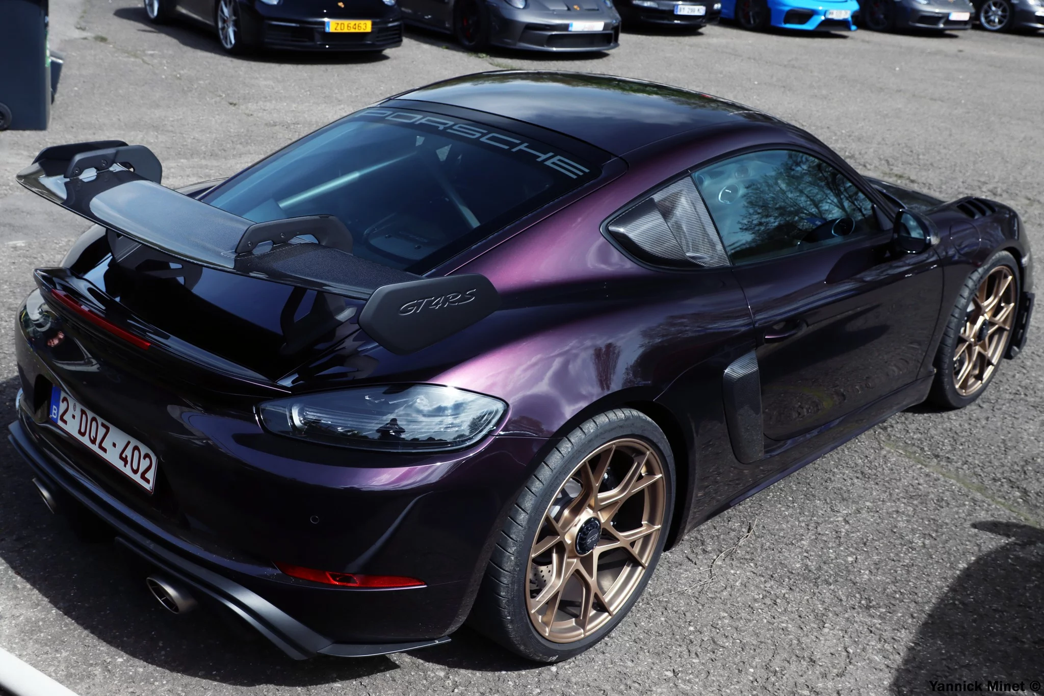 Amethyst Metallic - Porsche Cayman GT4 RS (718) | carpaints.co