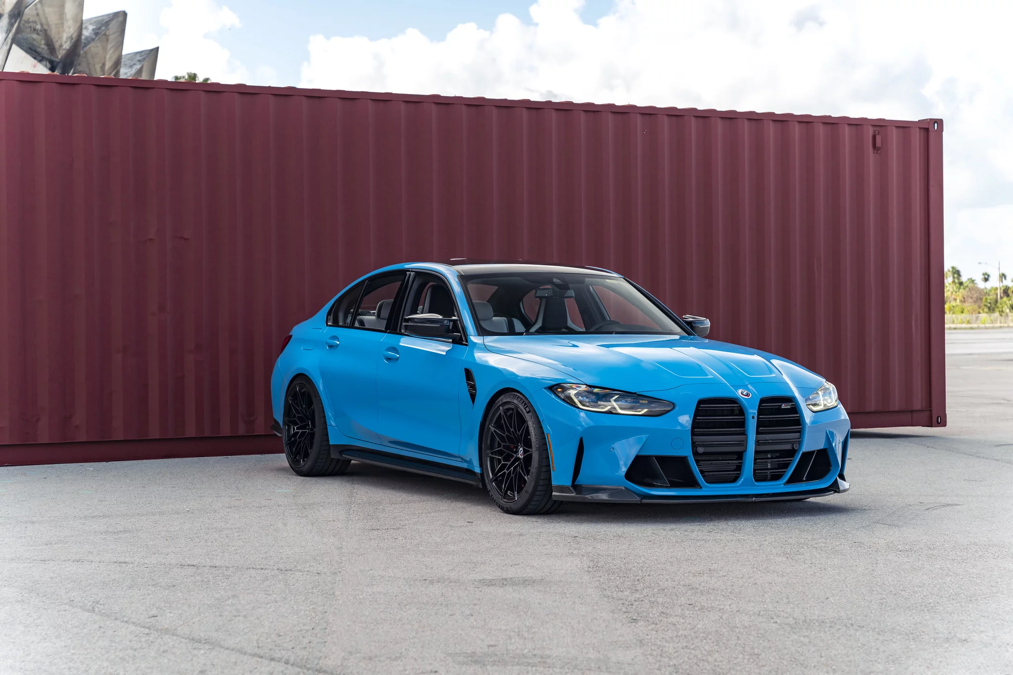 Daytona Beach Blue - BMW M3 (G80) | carpaints.co