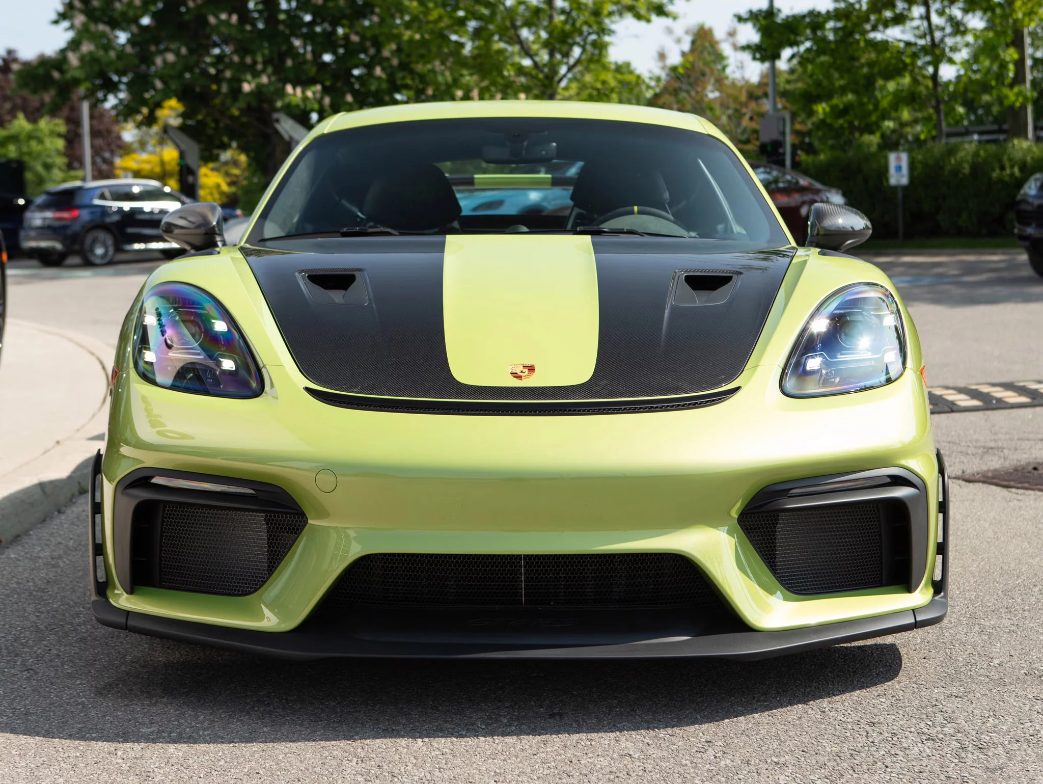 Peridot Metallic - Porsche Cayman GT4 RS (718) | carpaints.co