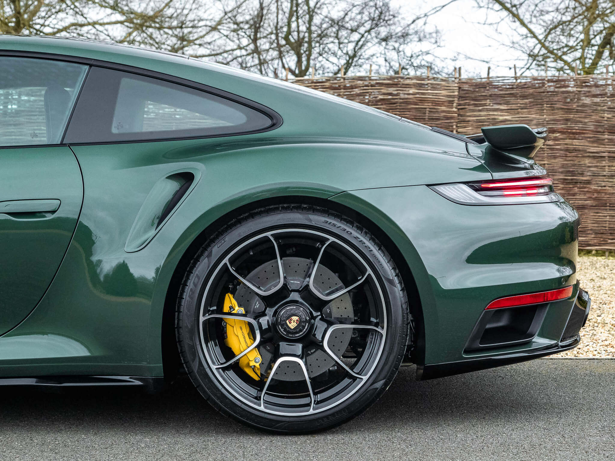 Oak Green Metallic - Porsche 911 Turbo S (992) - carpaints.co