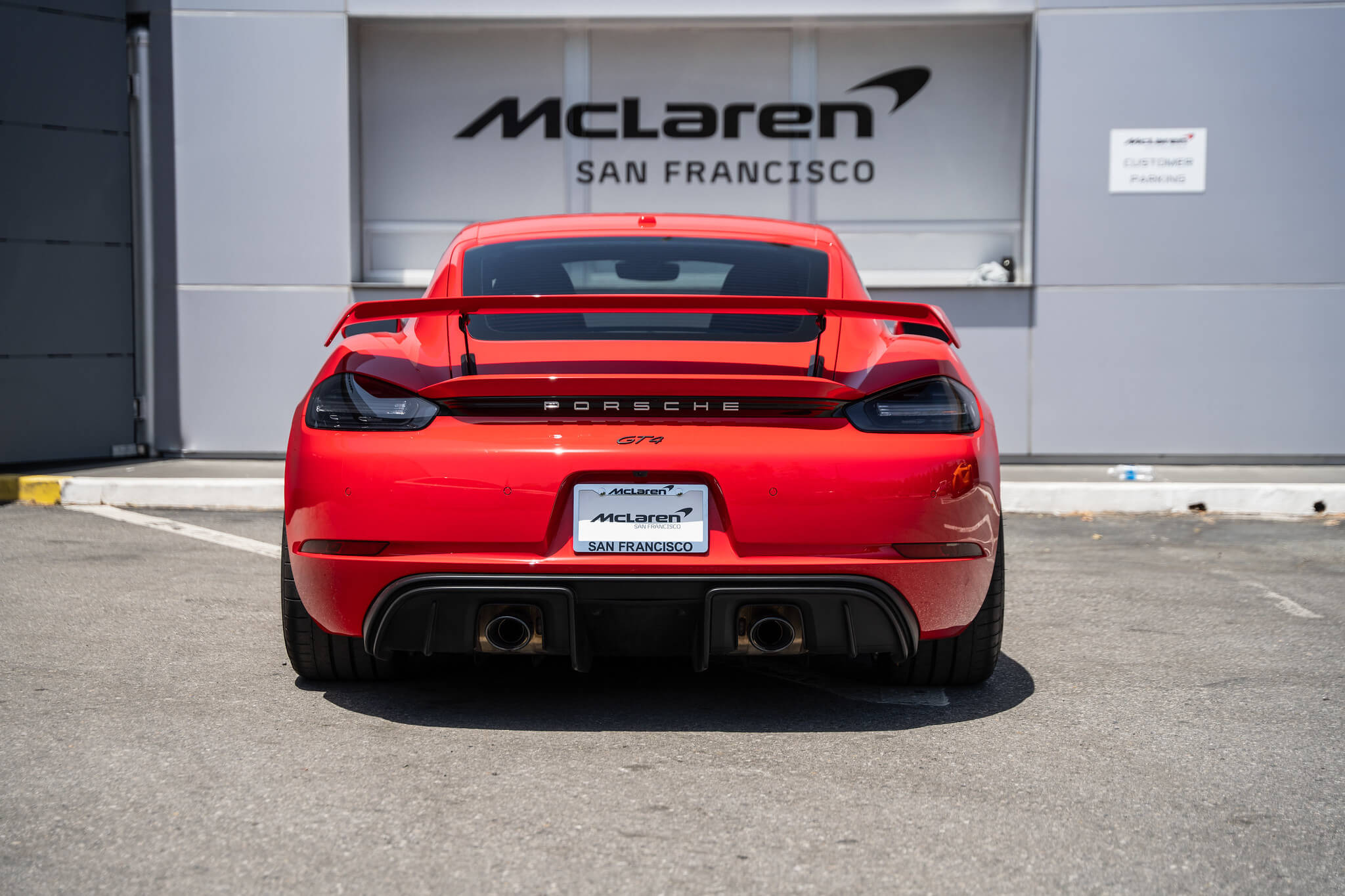 Guards Red - Porsche Cayman GT4 (718) - carpaints.co