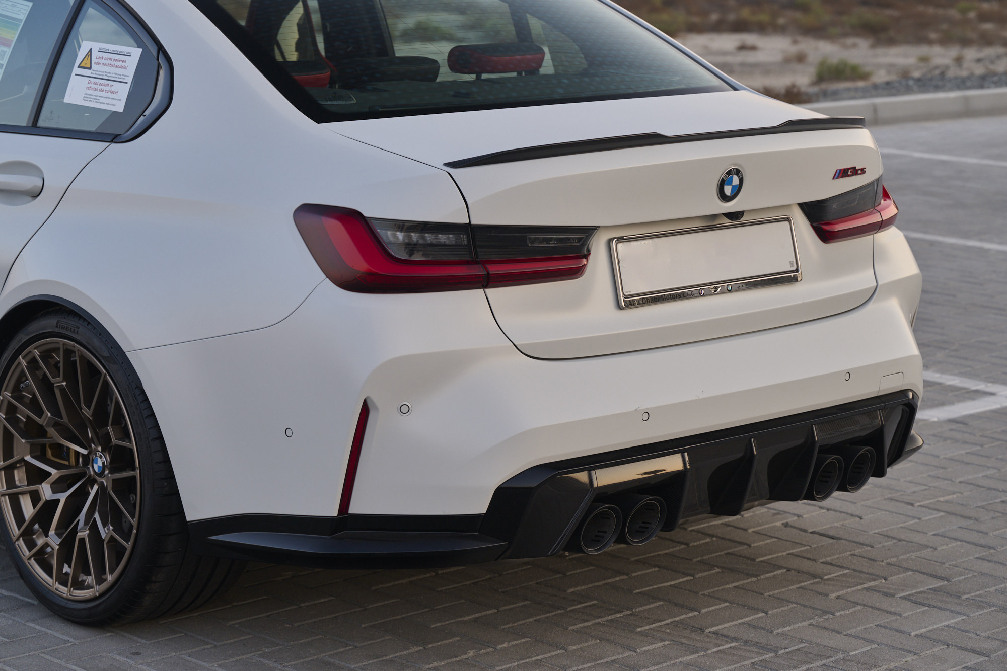 Frozen Solid White Bmw M3 Cs G80 Carpaints Co