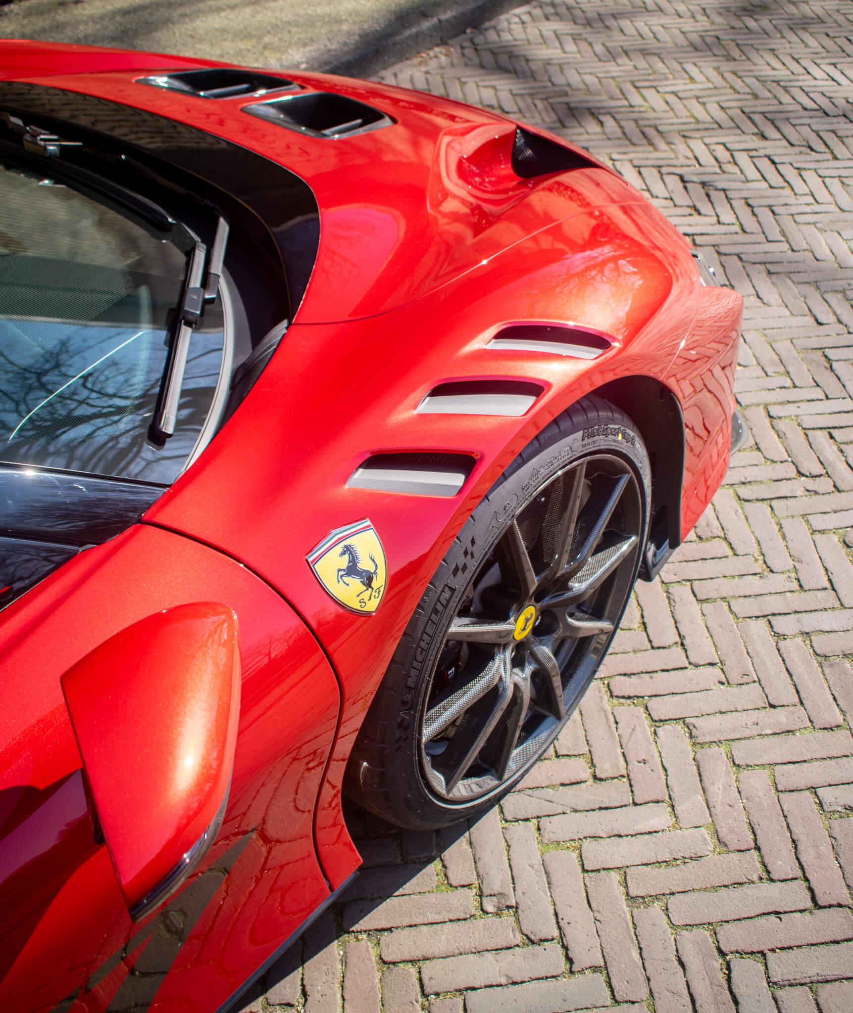 Rosso Magma - Ferrari SF90 XX Spider - carpaints.co