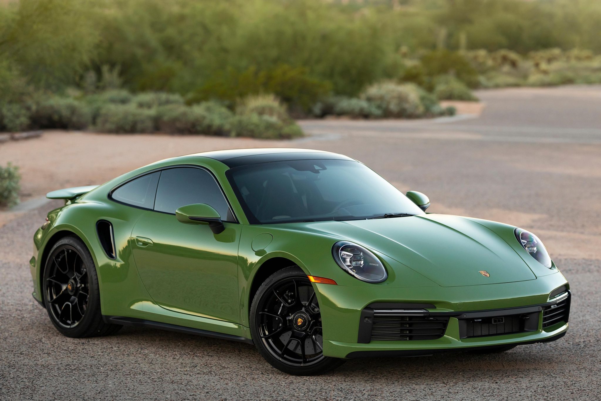 Olive Green - Porsche 911 Turbo S (992) - carpaints.co