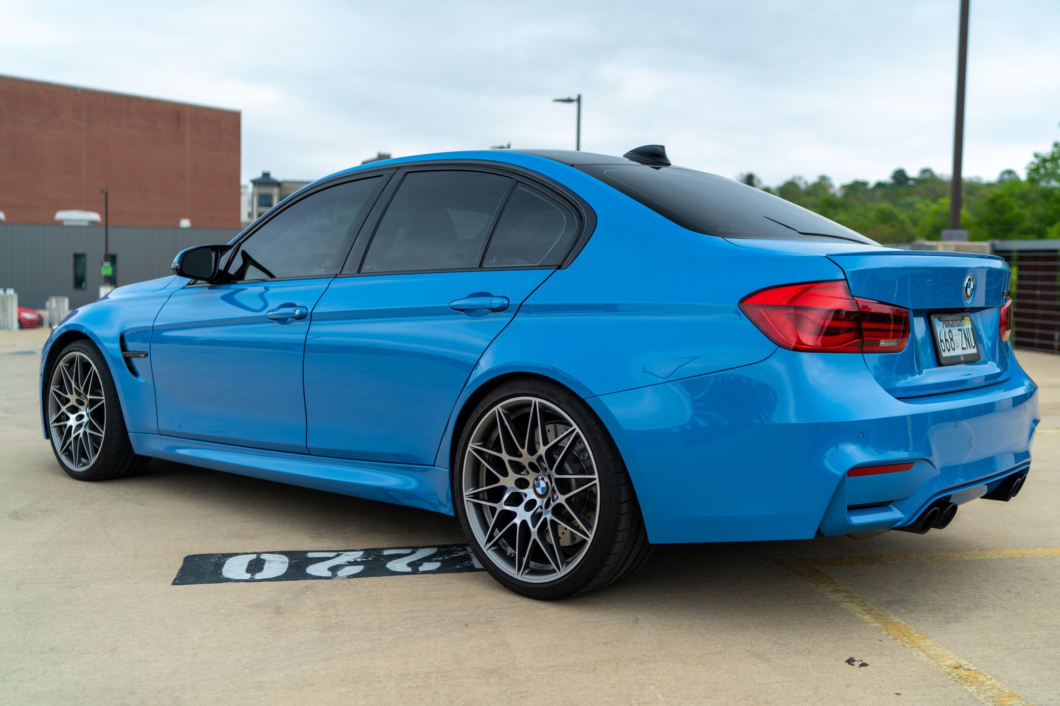 Yas Marina Blue - BMW M3 (F80) - carpaints.co