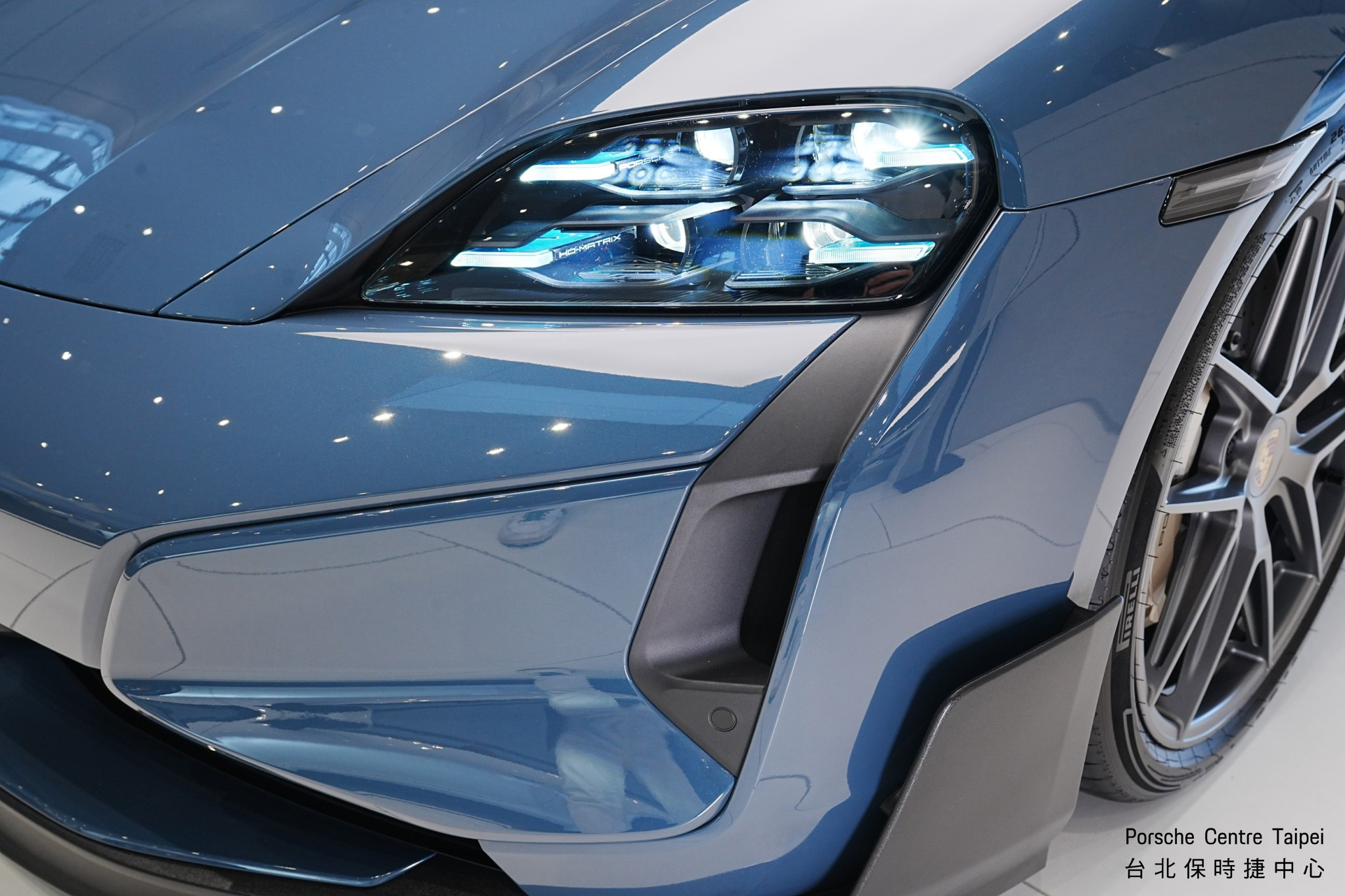 Pale Blue Metallic - Porsche Taycan Turbo GT - carpaints.co