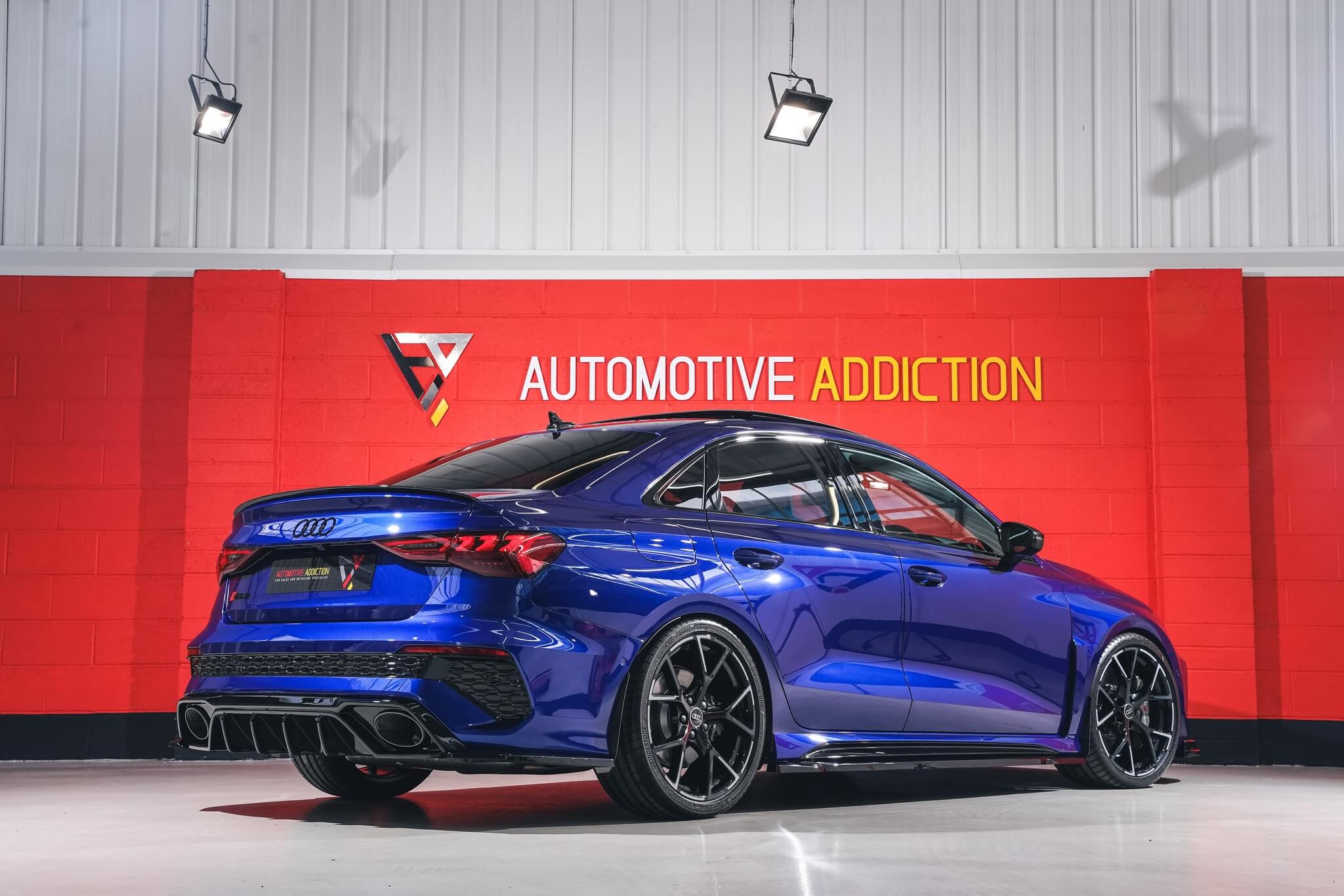 San Marino Blue - Audi RS3 Sedan (8Y) - carpaints.co