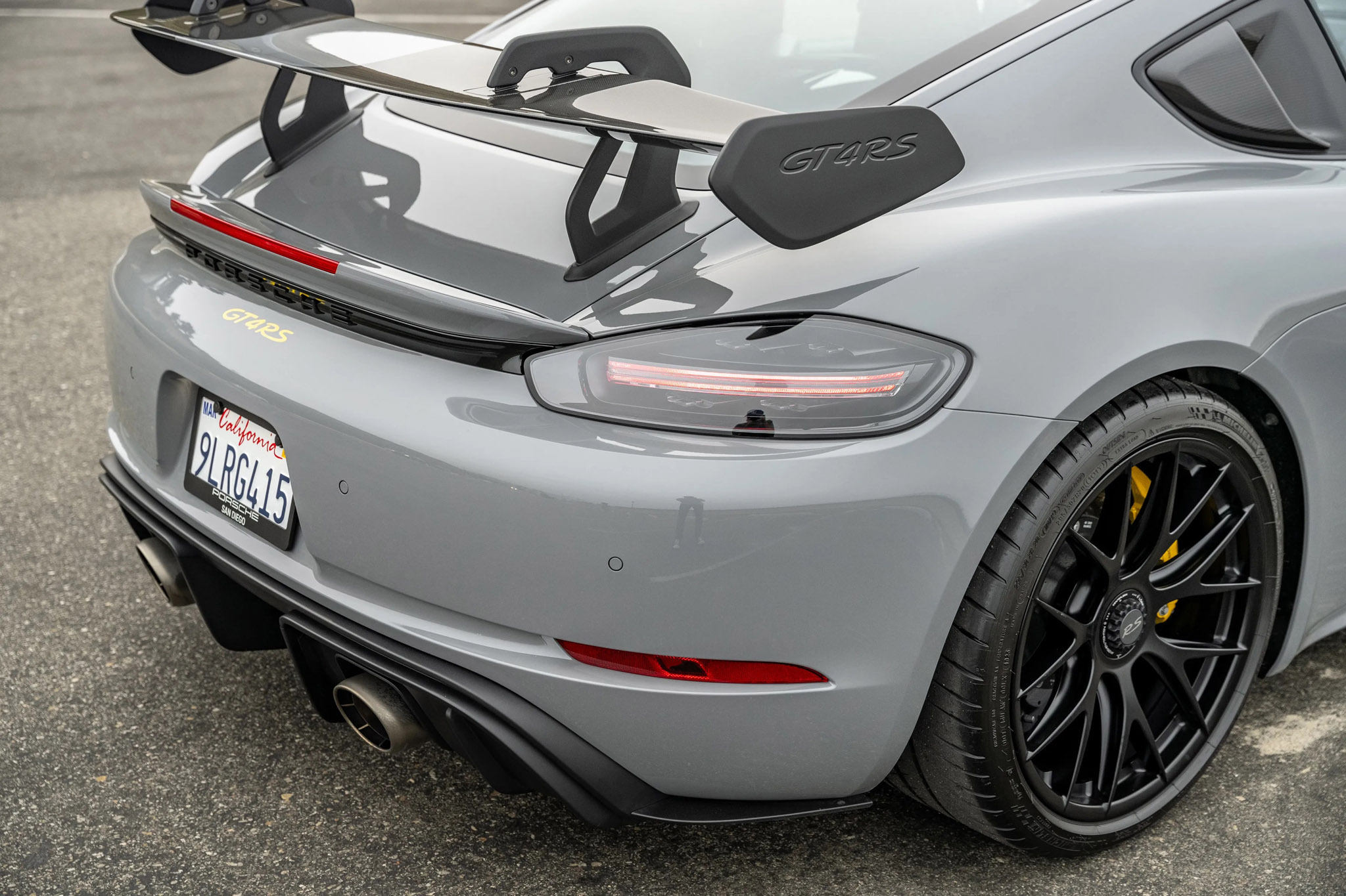 Nardo Grey - Porsche Cayman GT4 RS (718) - carpaints.co